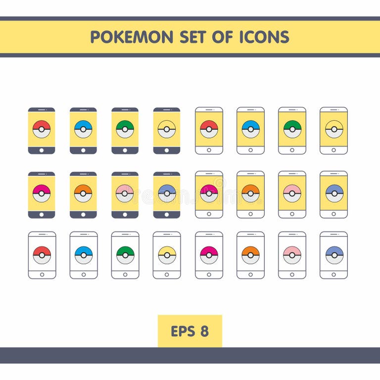 Pokemon Icons Stock Illustrations – 179 Pokemon Icons Stock ...