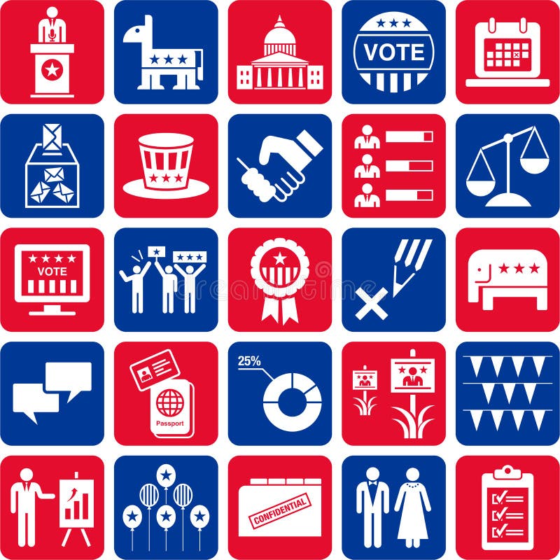 Icons of Politics and American Elections Editorial Stock Image ...