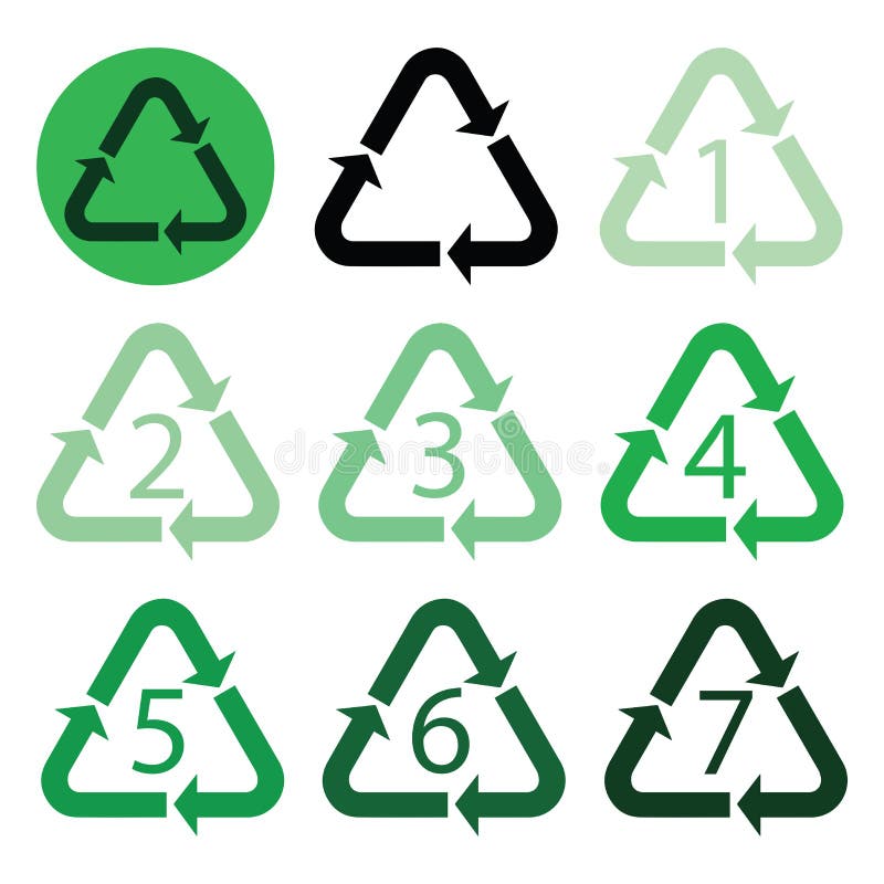 Recycling Codes Stock Illustrations – 168 Recycling Codes Stock ...