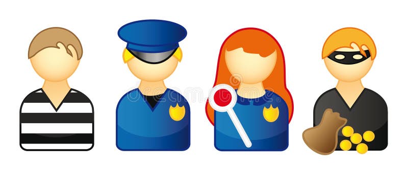 Icons representing people stock vector. Illustration of occupation ...