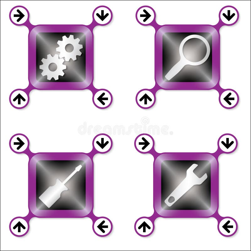 Icons stock illustration. Illustration of backdrop, office - 65788375