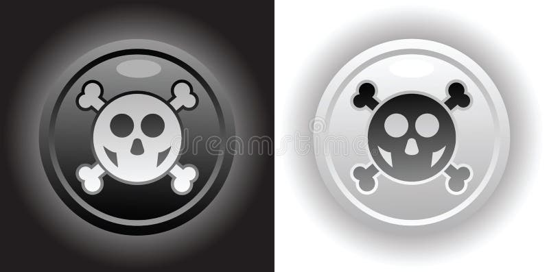 Icons Set stock vector. Illustration of death, bone, design - 51854723