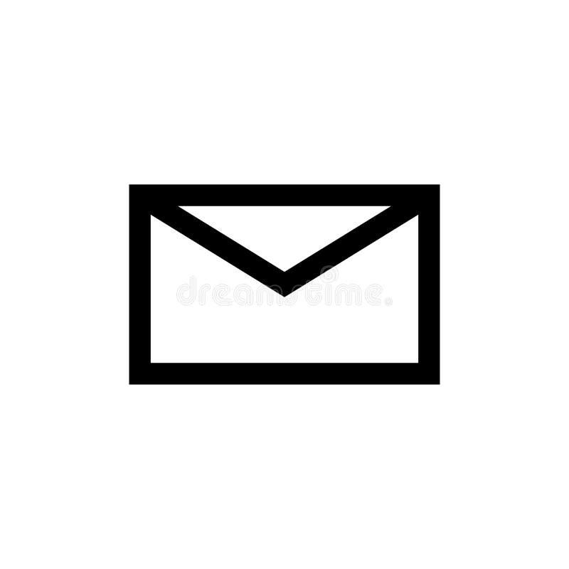 An Email Icon with a Transparent Background. Vector. Stock Vector ...