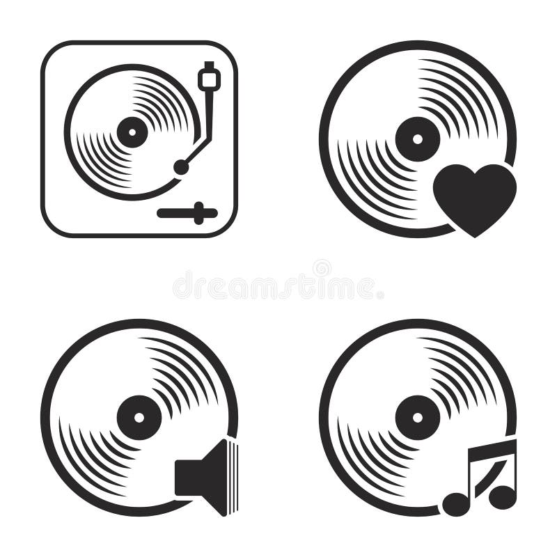 Simple Vector Icons. Flat Illustration on a Theme Vinyl Stock Vector ...