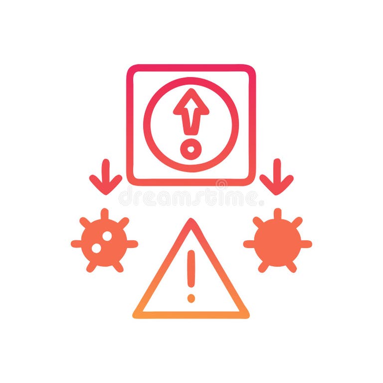 Icons for Understanding Business Risks Stock Photo - Illustration of ...