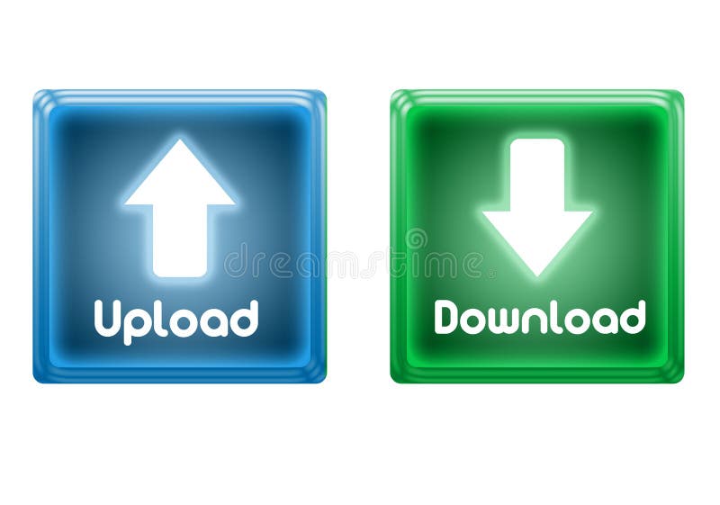 Icons upload and download stock illustration. Illustration of arrows ... Icons upload and download stock illustration. Illustration of arrows ...
