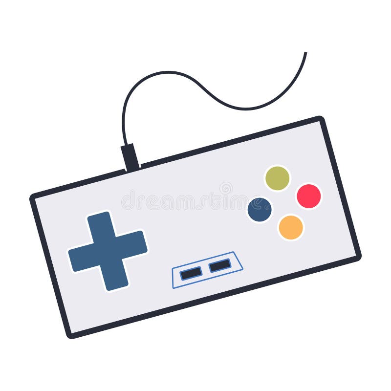 Icons of Various Handheld Gaming Consoles and Retro-style Game ...