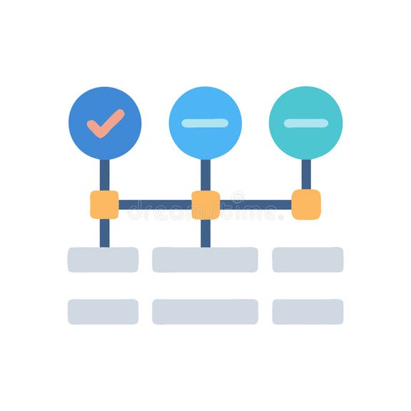 Icons for Visualizing Project Timelines Stock Photo - Illustration of ...