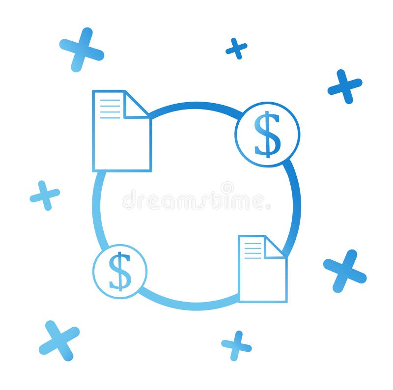 Icons for the Website Gradient Documentation Paper Circulation and ...