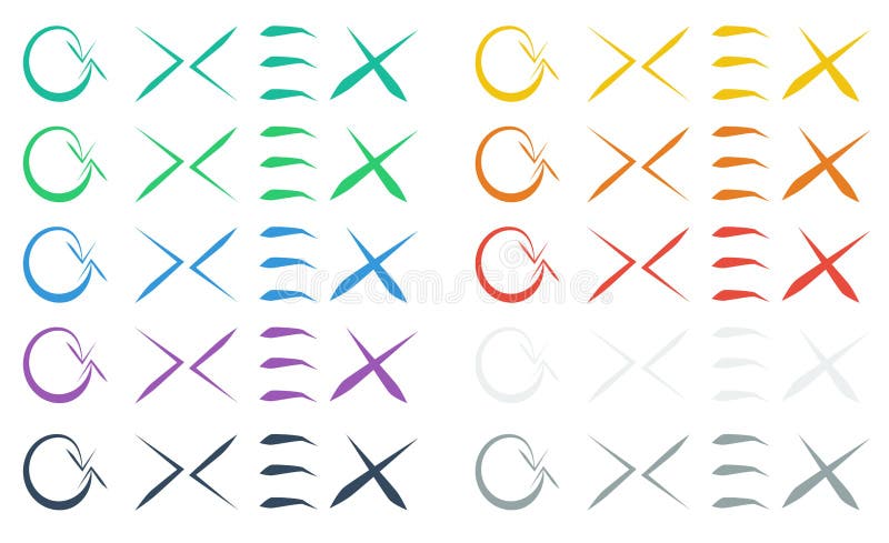 Iconset stock illustration. Illustration of menu, corol - 97788365