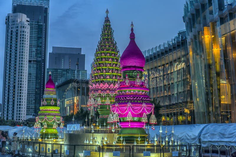 Iconsiam Shopping Complex in the High Light Editorial Stock Image ...