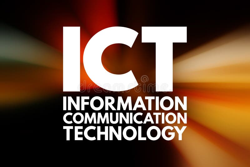 ICT - Information and Communication Technology Acronym, Business ...