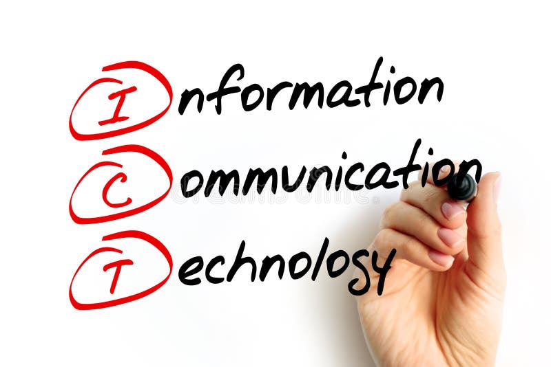 ICT Information and Communication Technology - Set of Technological ...