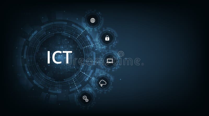 ICT- Information and Communication Technology Concept. Stock Vector ... ICT- Information and Communication Technology Concept. Stock Vector ...