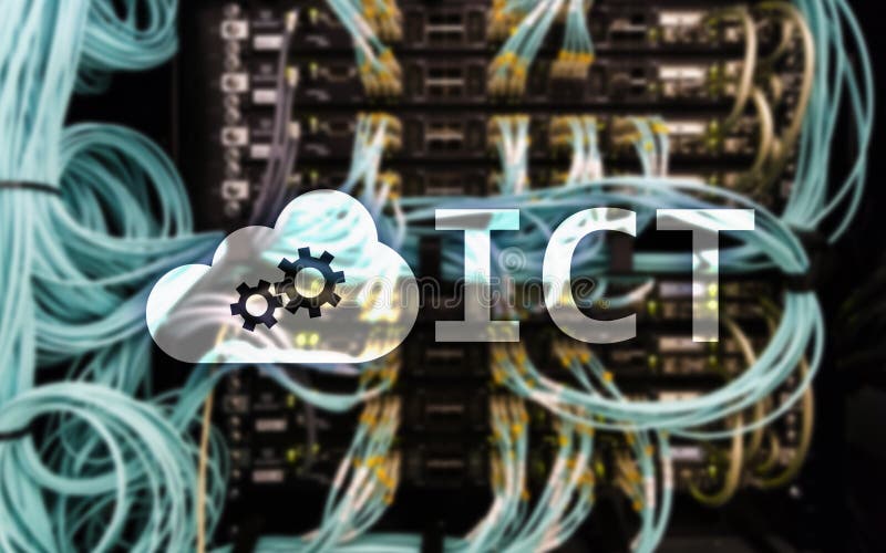 119 Ict Information Communications Technology Concept Server Room Background Stock Photos - Free ...
