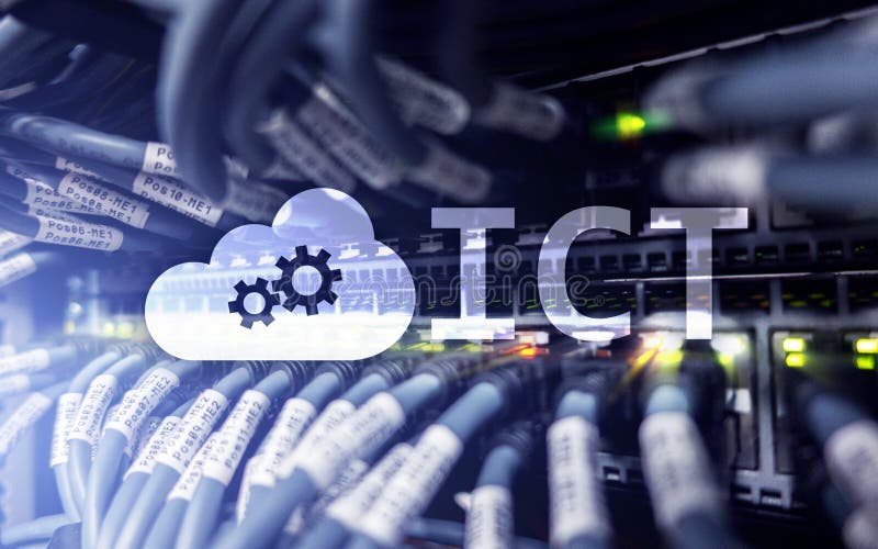 119 Ict Information Communications Technology Concept Server Room Background Stock Photos - Free ...