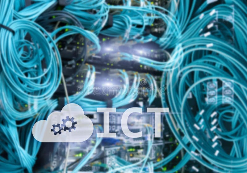 119 Ict Information Communications Technology Concept Server Room Background Stock Photos - Free ...