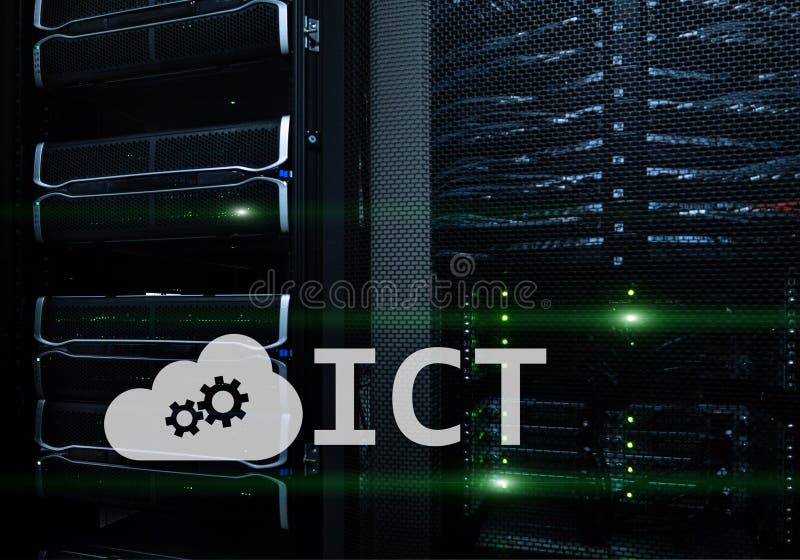 119 Ict Information Communications Technology Concept Server Room Background Stock Photos - Free ...