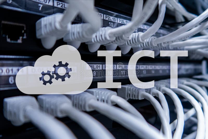 119 Ict Information Communications Technology Concept Server Room Background Stock Photos - Free ...