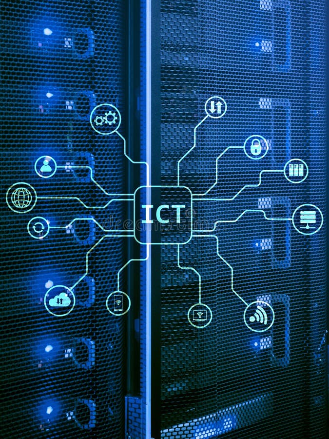 ICT - Information and Communications Technology Concept on Server Room ... ICT - Information and Communications Technology Concept on Server Room ...