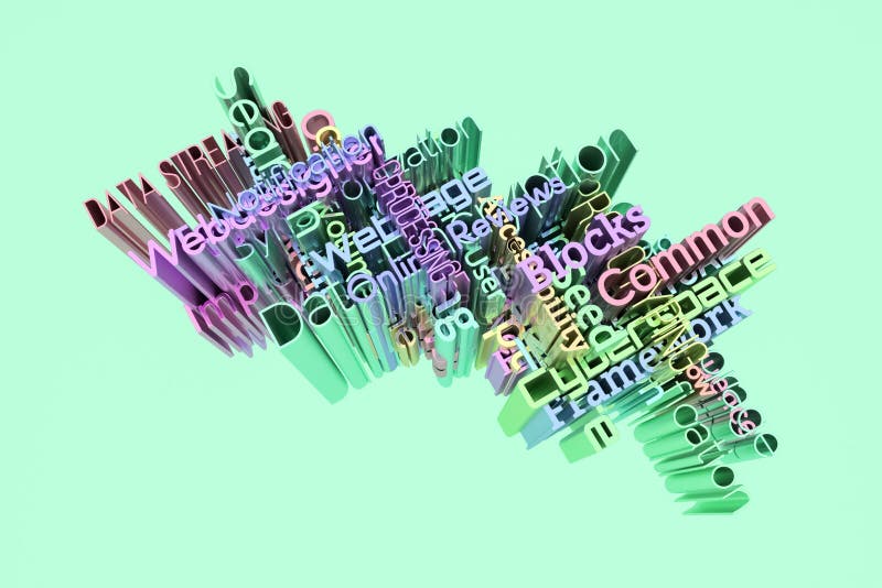 ICT, Information Technology Keyword Words Cloud. for Web Page, Graphic ...