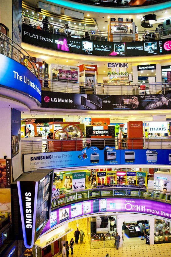 ICT Shopping Crowd editorial photography. Image of brand - 10026637