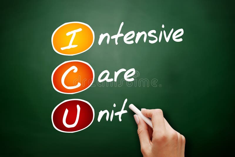 ICU - Intensive Care Unit Acronym Stock Photo - Image of acronym ...