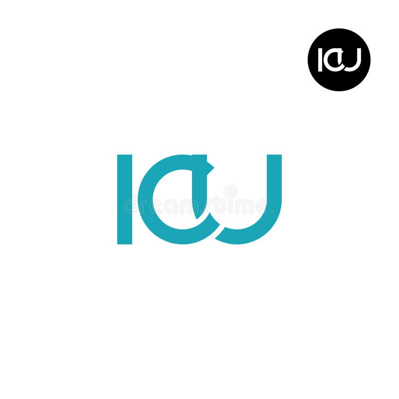 ICU Logo Letter Monogram Design Stock Vector - Illustration of initial ...