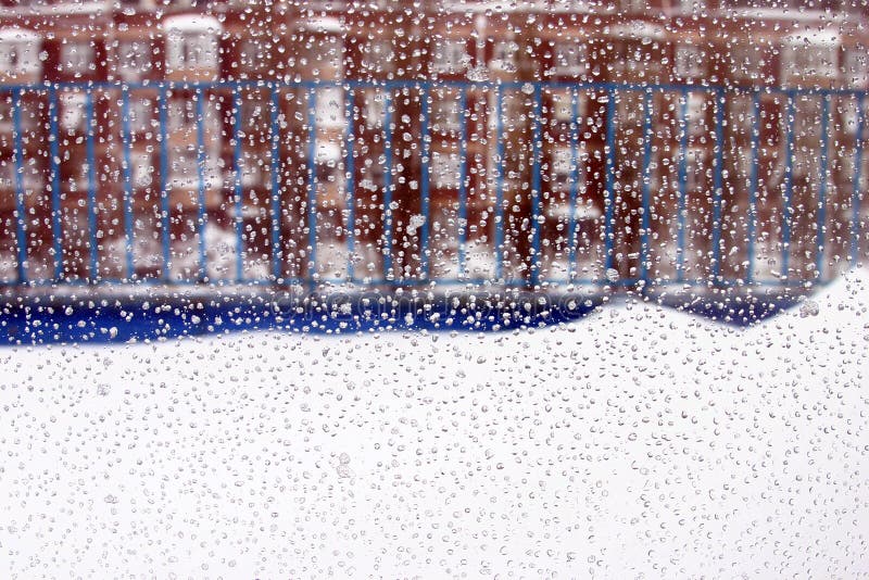 Icy stock photo. Image of snow, balustrade, stick, bead - 22810
