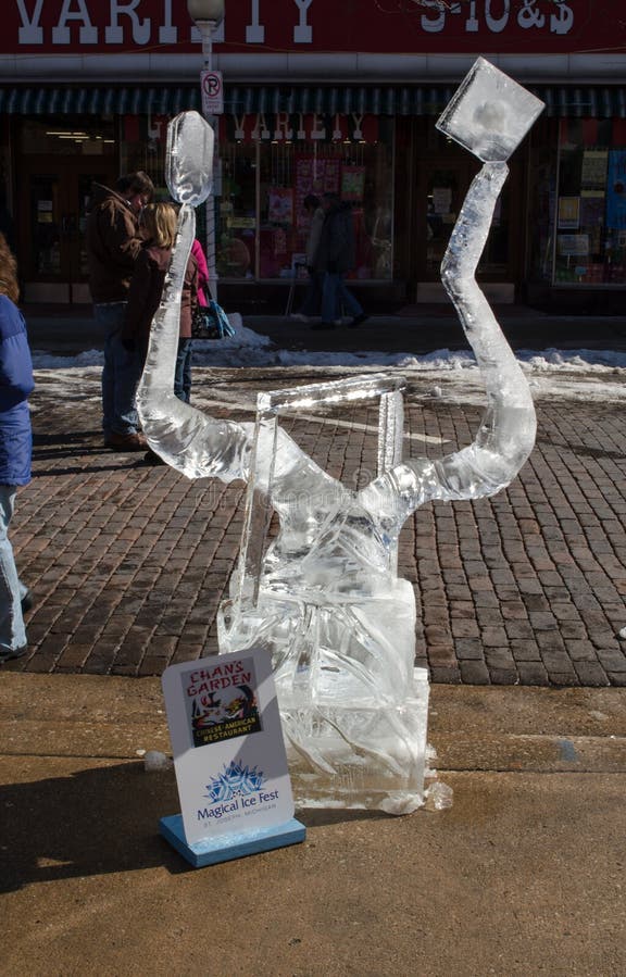 Icy art sculpture creature editorial photo. Image of carve - 29696981