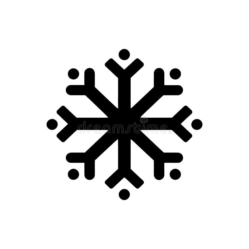 Icy blizzard bloom icon stock vector. Illustration of symbol - 306214112