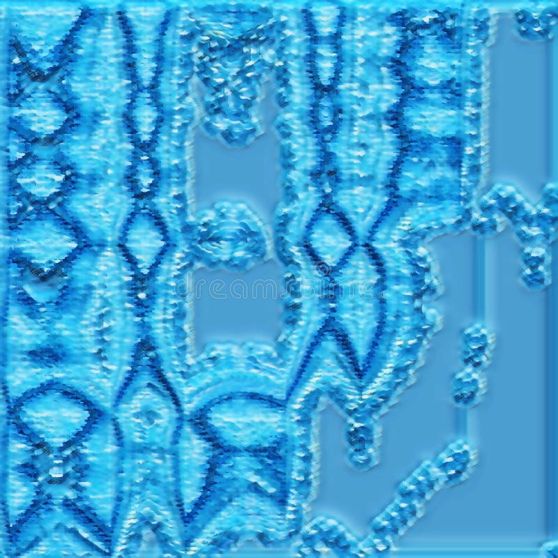 Icy Blue Abstract Texture. Cold Colors Stock Photo - Image of drawn ...