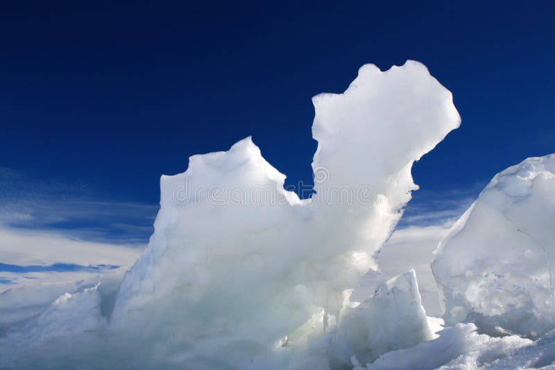 An ice hummock stock image. Image of cold, block, antarctic - 13857763