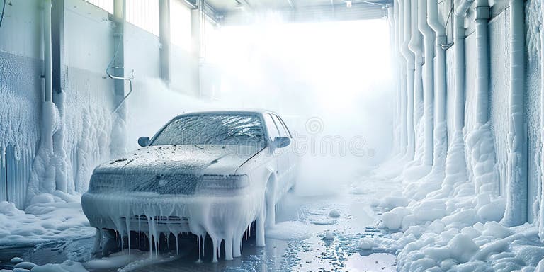 An icy car in the cold stock photo. Image of transportation - 332167918