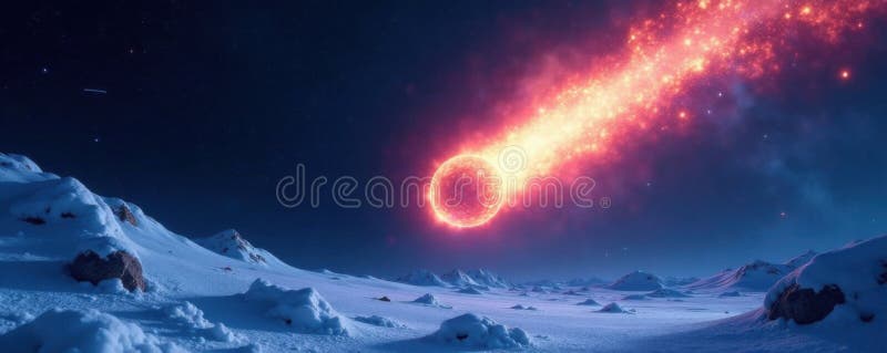 Faint Comet's Ion Tail Stock Illustrations – 2 Faint Comet's Ion Tail ...