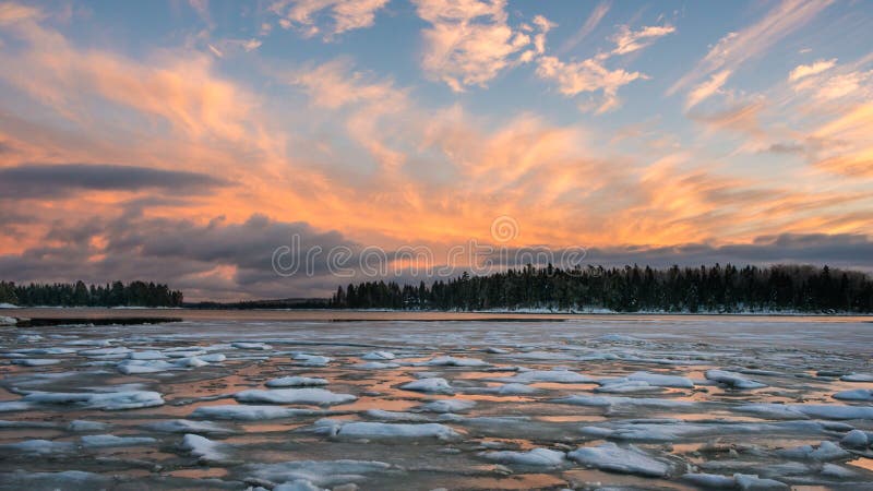 Icy Cove stock photo. Image of clouds, united, seascape - 41303286