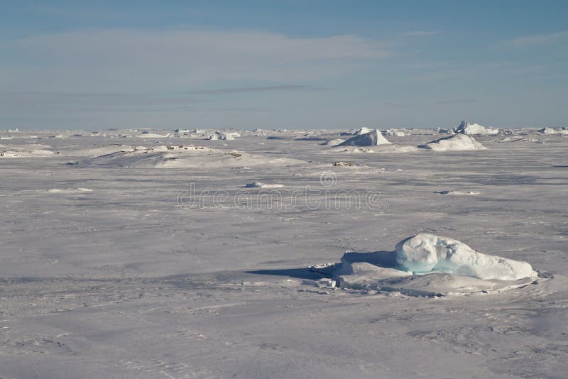 Icy Desert Of Antarctica Winter Sunny Stock Image - Image of beautiful ...