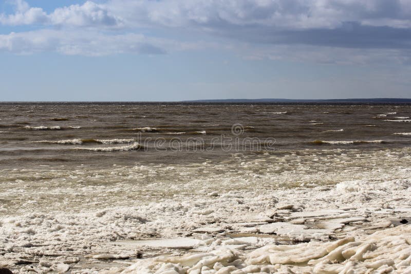 Icy edge stock photo. Image of surf, edge, nature, coastline - 53714308