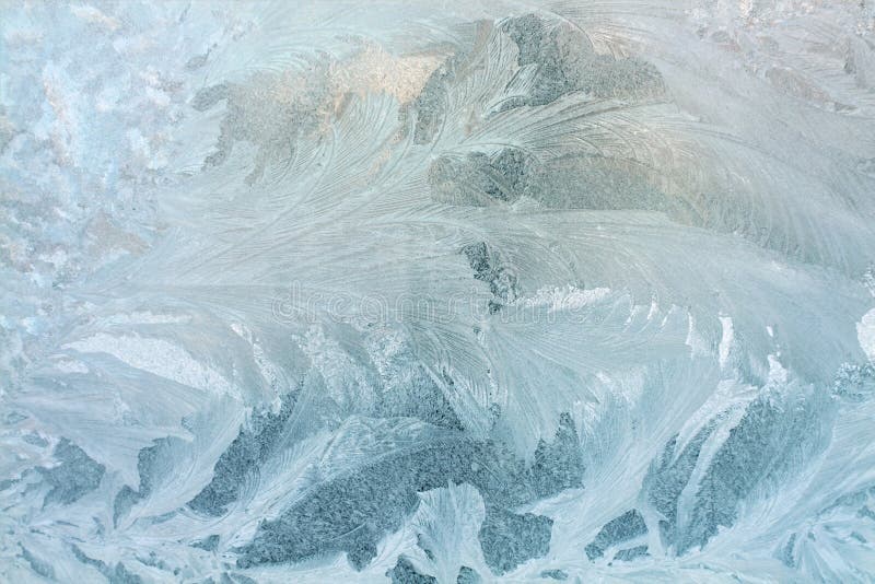 Icy Frozen Pattern on Glass Stock Image - Image of congeal, icing: 68288243