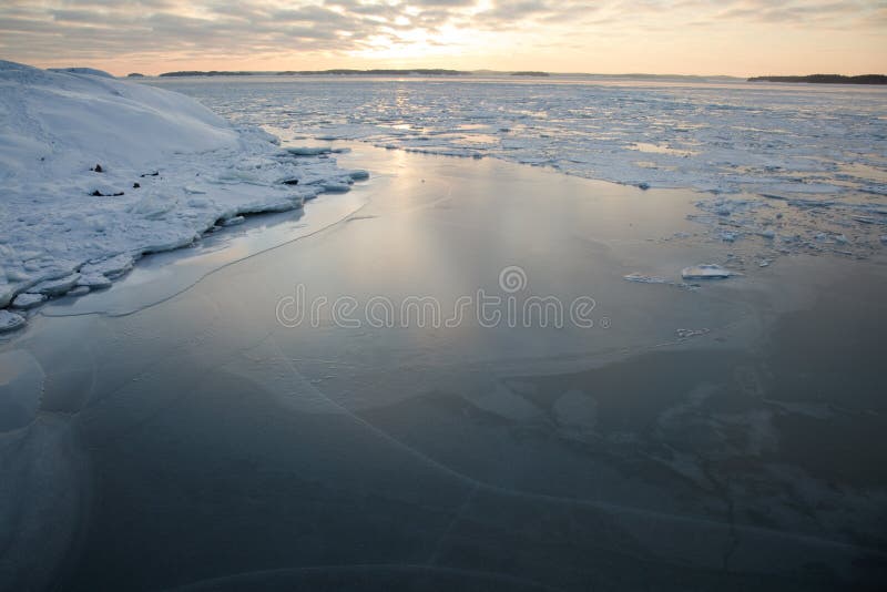 Icy landscape stock image. Image of ocean, glacier, scenery - 12823481