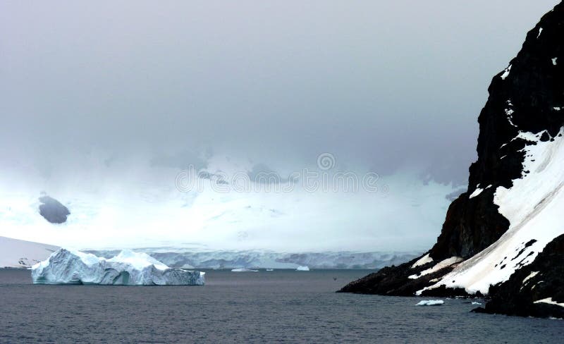 Icy Landscape in Antarctica Stock Photo - Image of ices, berg: 17813942