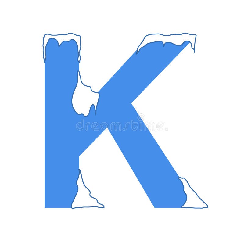Winter Alphabet Letter K Stock Illustrations – 163 Winter Alphabet ...