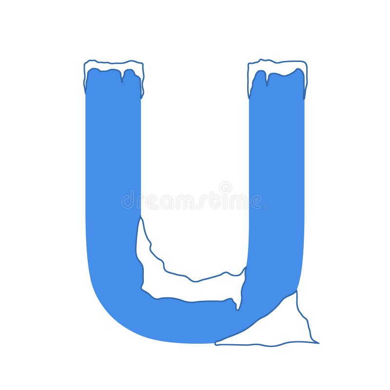 Winter Letter U Stock Illustrations – 192 Winter Letter U Stock ...