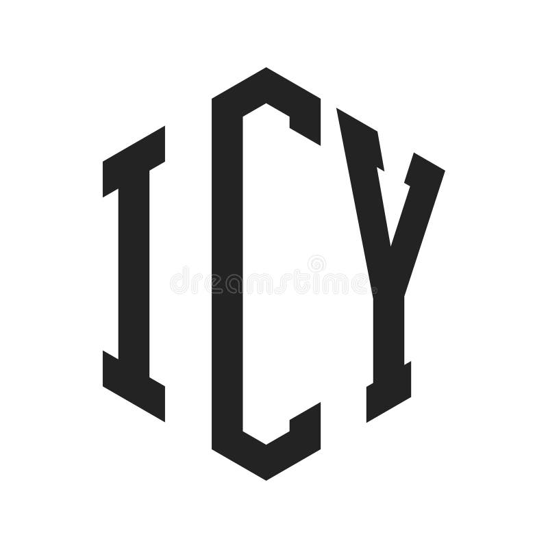 ICY Logo Design. Initial Letter ICY Monogram Logo Using Hexagon Shape ...