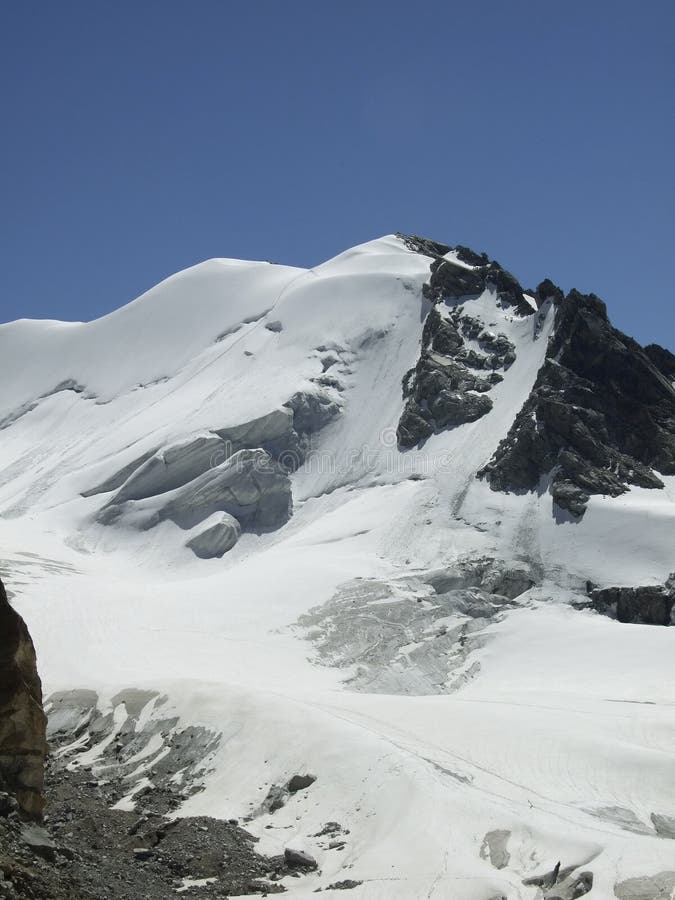 Icy mountain 2 stock image. Image of rocky, cold, blue - 5653841
