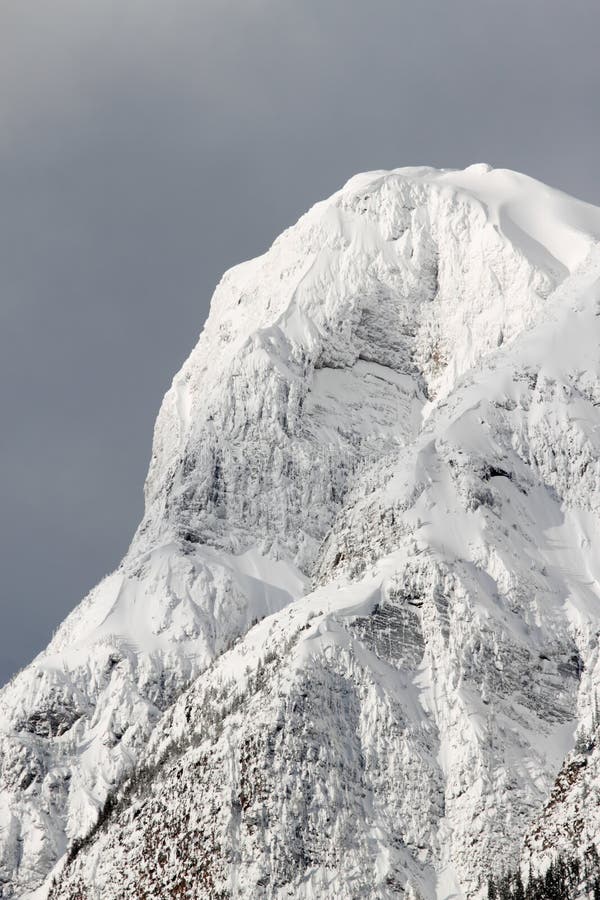 Icy mountain stock photo. Image of cliff, snowy, severe - 23134084