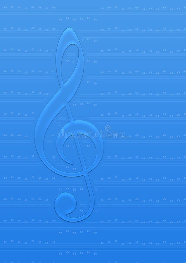 Icy music note stock illustration. Illustration of creativity - 6106411