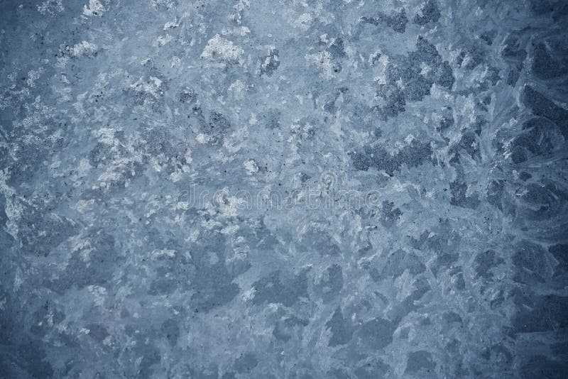 Icy Pattern on Frozen Window. Stock Photo - Image of frostwork, effect ...