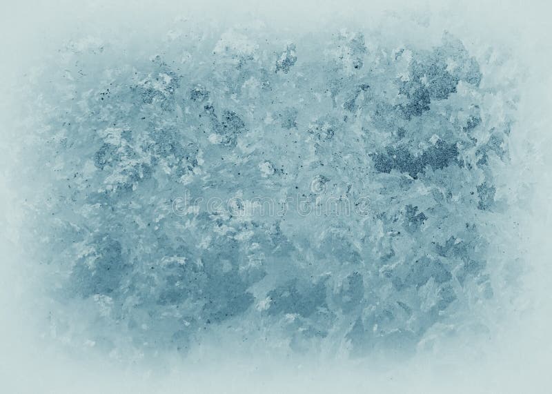 Icy Pattern on Frozen Window. Stock Image - Image of abstract, frosty ...