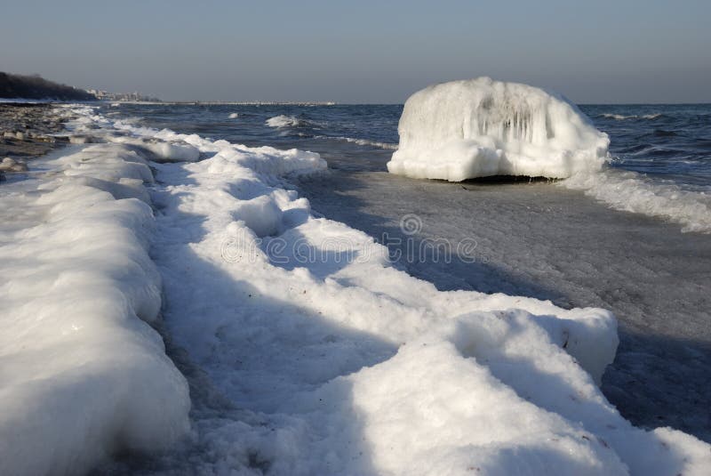 Icy sea stock image. Image of western, warnem, icily - 13275073